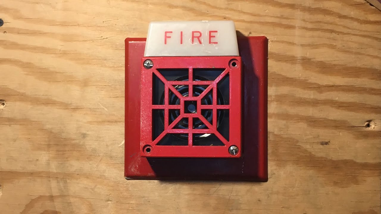 Basement Fire Alarm Test 2 - YouTube