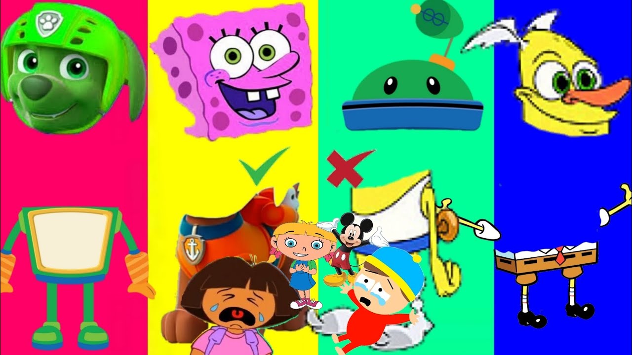 Wrong Heads Baby Crying The Boss Baby Paw Patrol PJ Masks Pocoyo ...