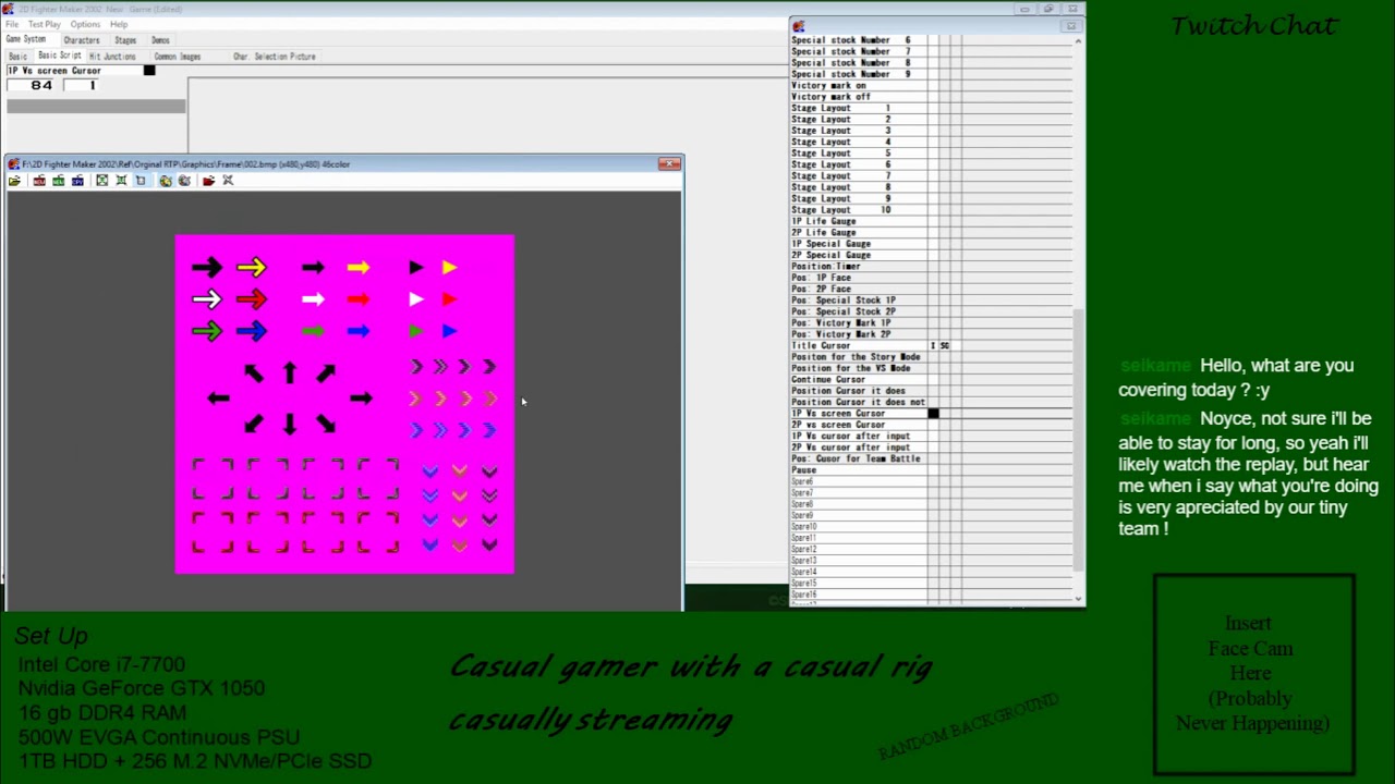 2D Fighter Maker 2nd Tutorial 12 Character Select Menu - YouTube