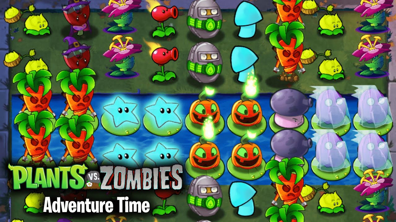Plants vs Zombies Adventure Time (Part 2) | Carrot Fighter, Sorcerer ...