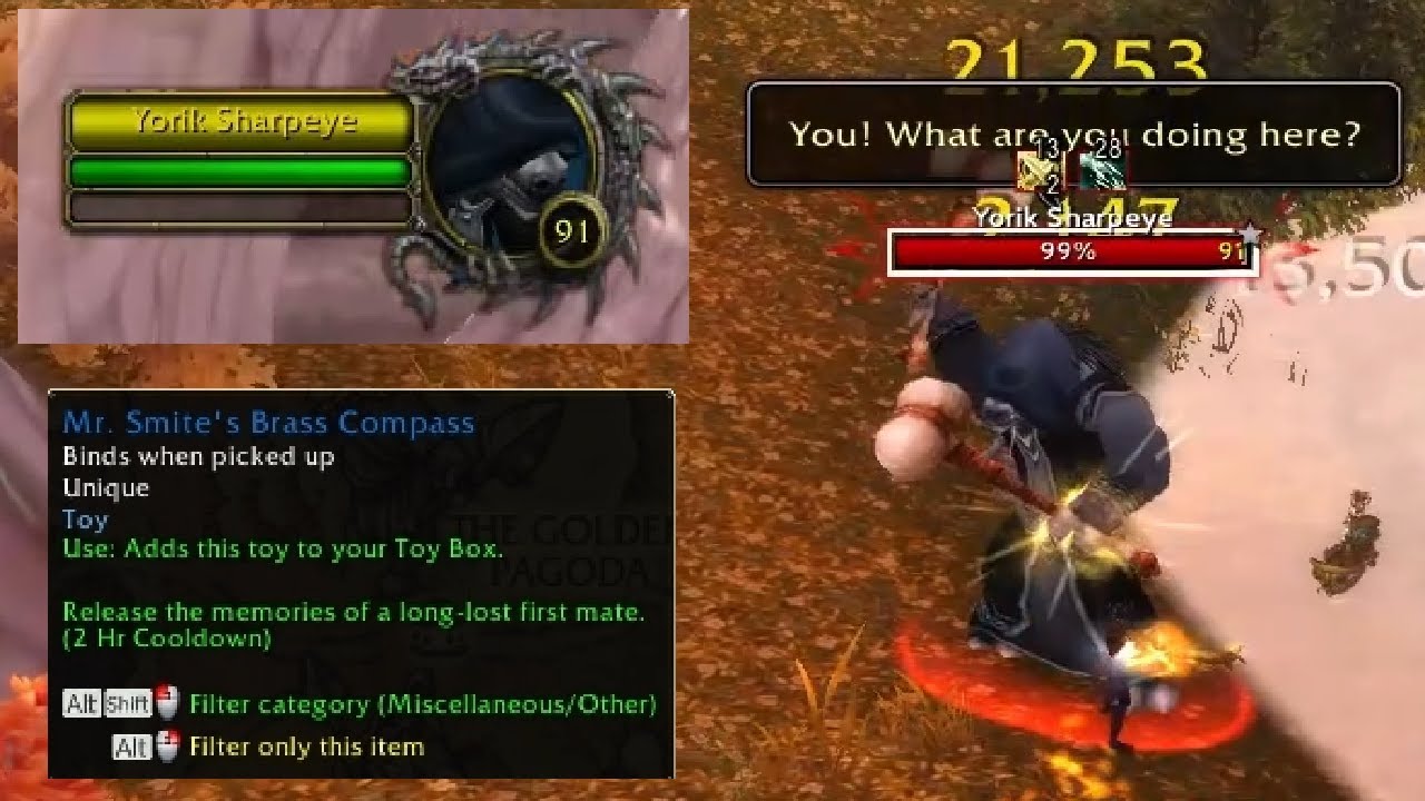 How to get Mr. Smite's Brass Compass toy so you can become Smite in MoP ...
