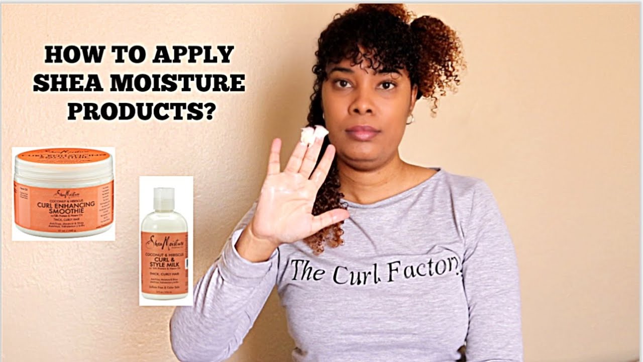 Applying Shea Moisture Products during Winter - YouTube