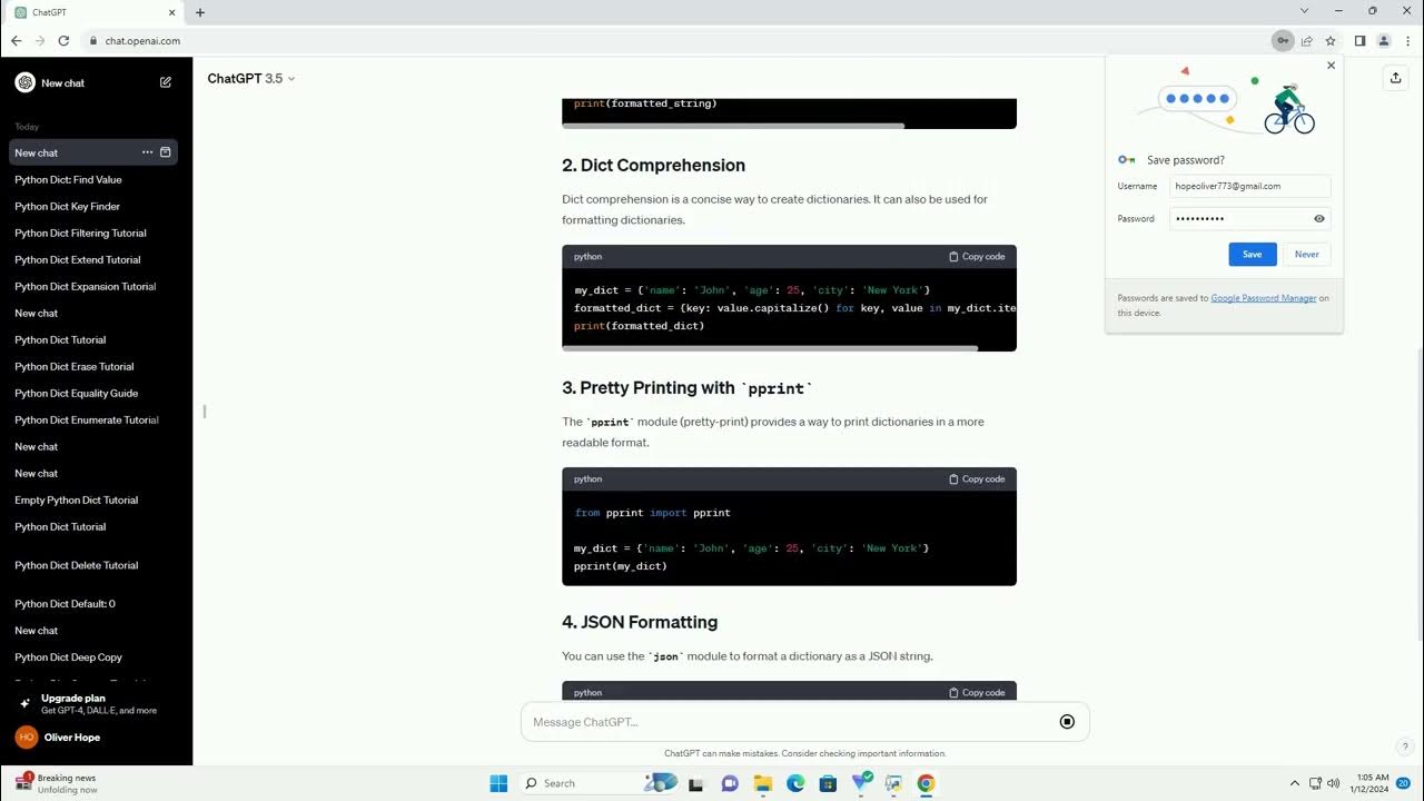 python dict formatter - YouTube