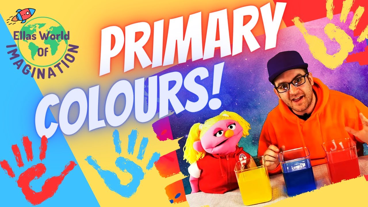 Primary Colours! Learn Red, Yellow and Blue - Fun Video For Kids! - YouTube