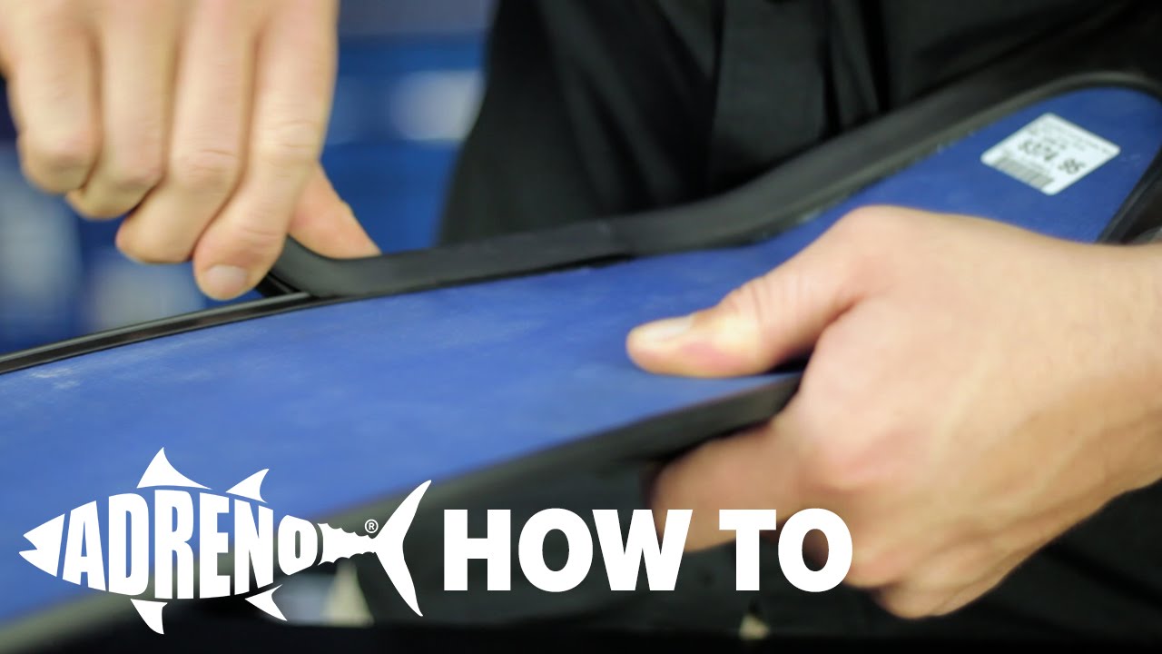How To Insert Fin Blades into Foot Pockets | ADRENO - YouTube