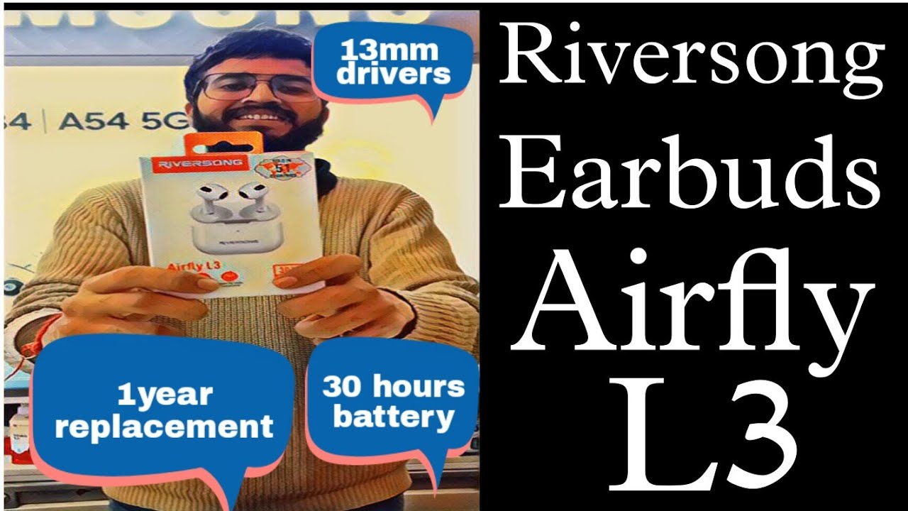 Riversong Earbuds Airfly L3 | Unboxing video| 30 hours battery | 13 mm ...