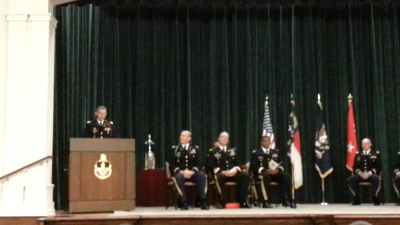 Brian's OCS graduation speech - YouTube