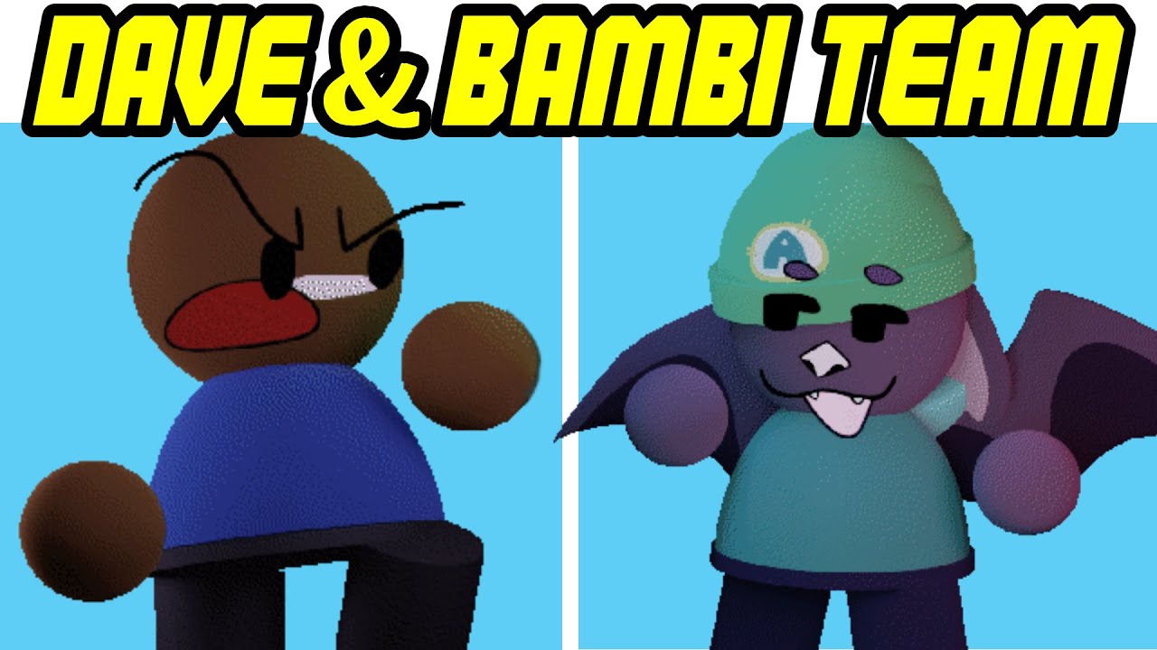 Friday Night Funkin' VS Dave and Bambi Team (FNF Mod) - YouTube
