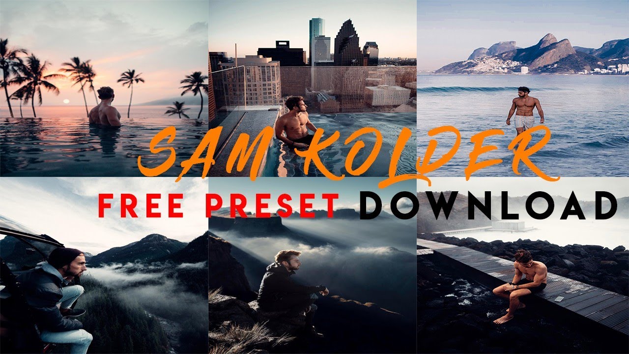 SAM KOLDER Top 5 Camera raw Presets for Photoshop - YouTube