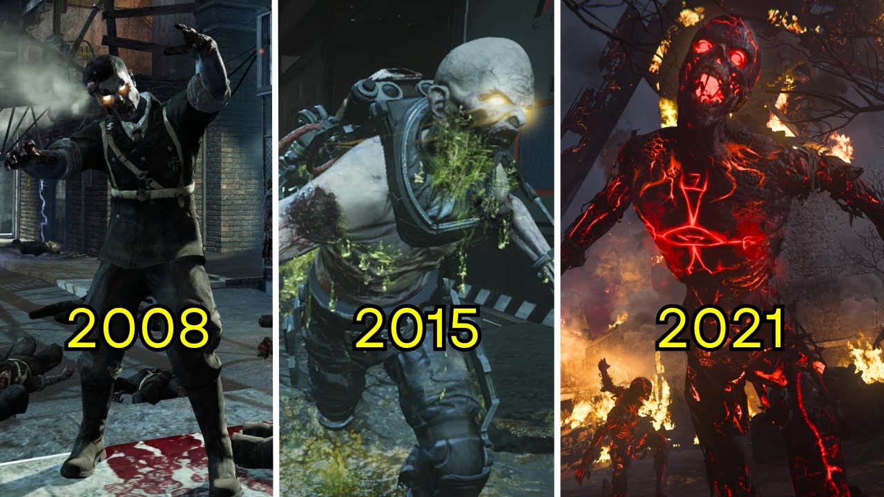 Evolution of Call Of Duty Zombies (2008-2024) - YouTube