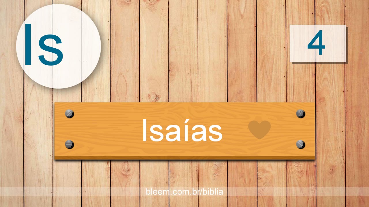Isaías 4 - Bíblia em Audio - ARC - YouTube