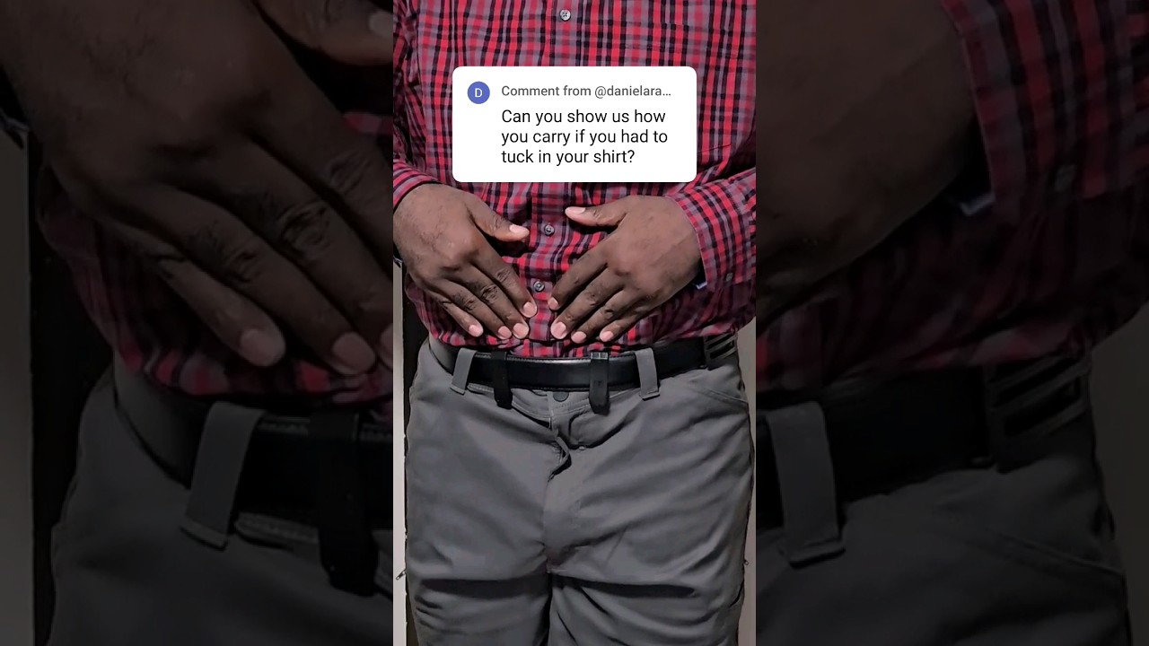 tier 1 axis slim appendix carry with shirt tucked - YouTube