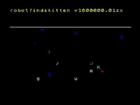 robotfindskitten (ZX Spectrum) - YouTube