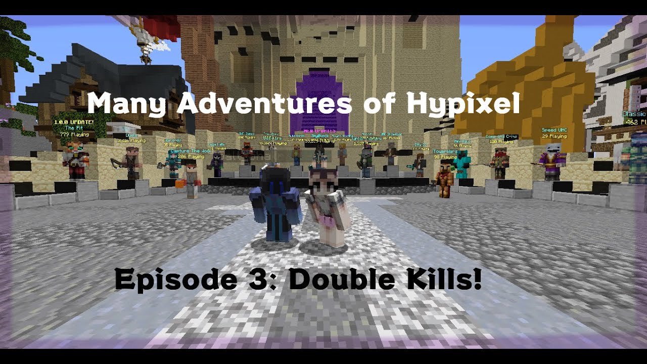[2021 FACE REVEAL] Many Adventures of Hypixel Episode 3: Double kills ...