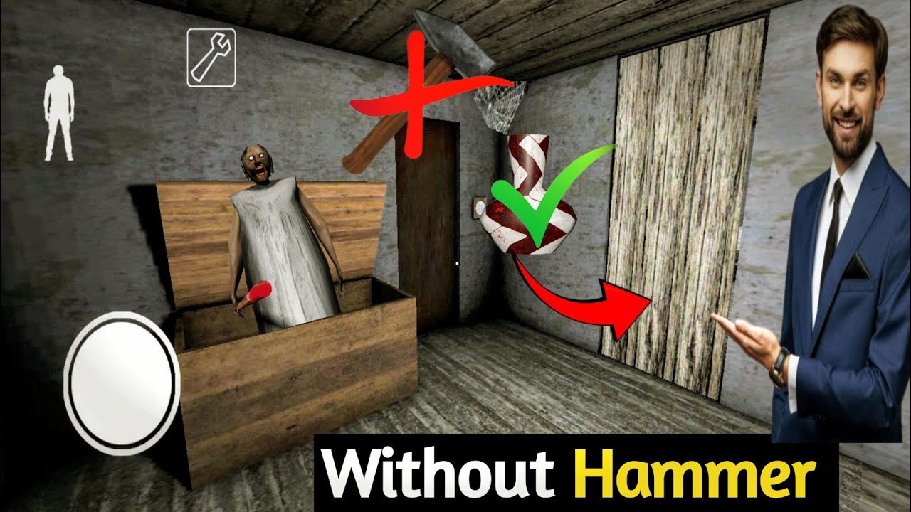 How to use without Hammer 🔨 Granny game secret trick 🔥 (Without Hammer ...