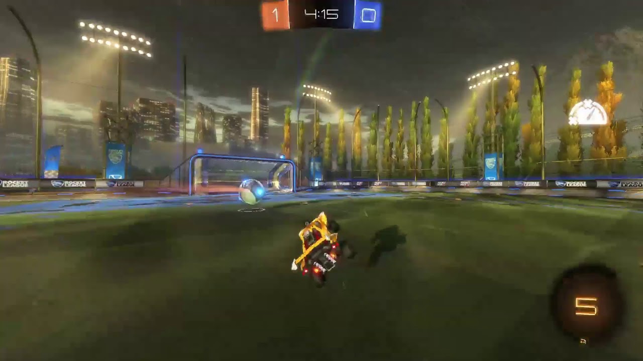 First rocket league game play - YouTube