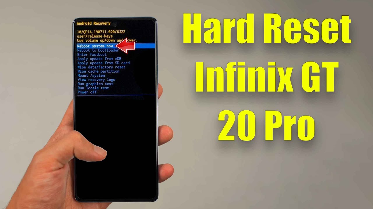 Hard Reset Infinix GT 20 Pro | Factory Reset Remove Pattern/Lock ...