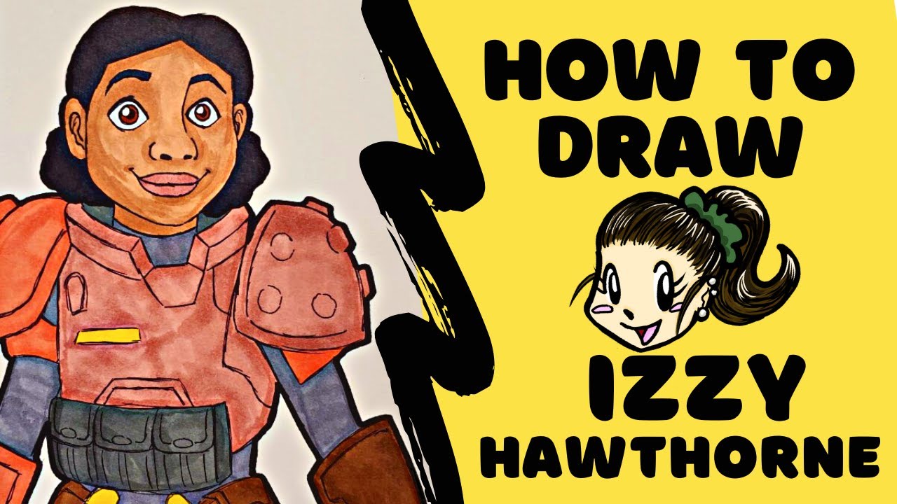 HOW TO DRAW - Izzy Hawthorne (Disney/Pixar's Lightyear) - YouTube