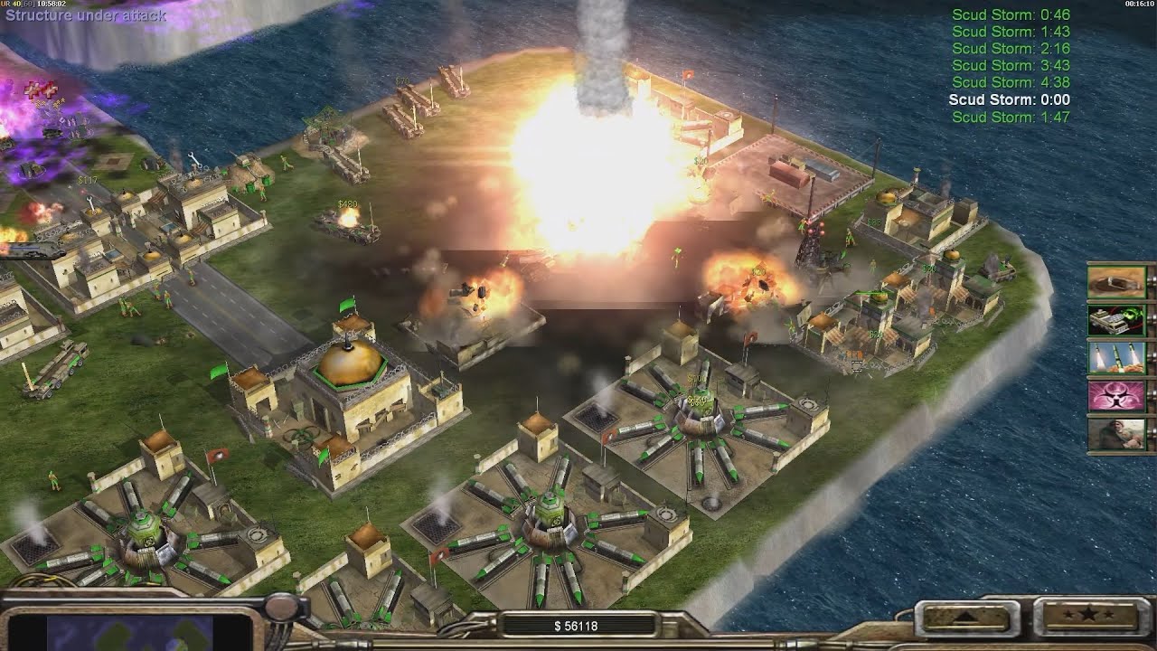 GLA Toxin $10k - Command & Conquer Generals Zero Hour - 1 vs 5 HARD ...