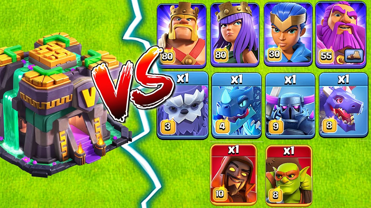 Th14 Vs Heroes and Max Troops! Clash of Clans......Coc - YouTube