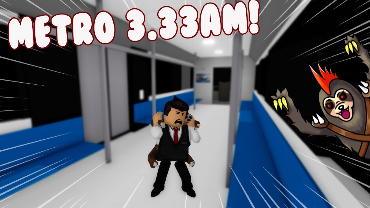 NO ENTRES AL NUEVO METRO A LAS 3.33AM DE BROOKHAVEN ROBLOX! - YouTube