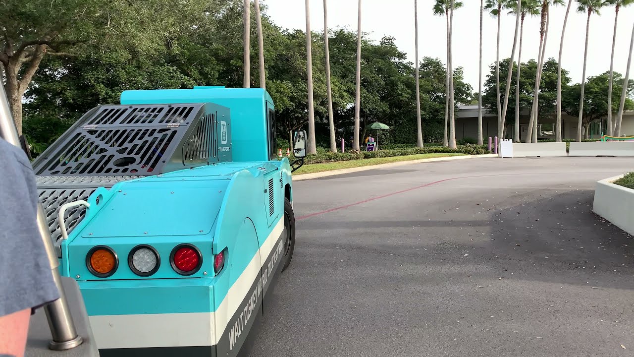 [2018] Walt Disney World Courtesy Tram at the Magic Kingdom - YouTube