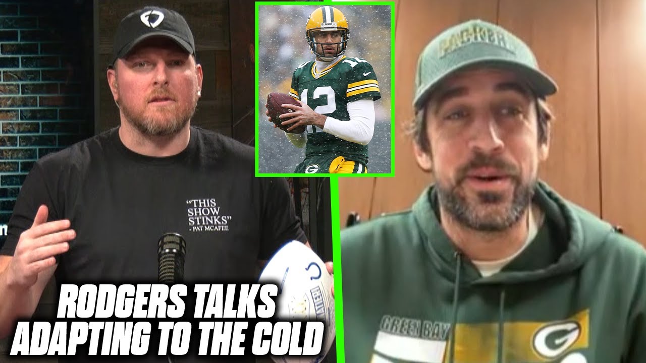 Aaron Rodgers Tells Pat McAfee How He Adapted With Playing In Cold ...