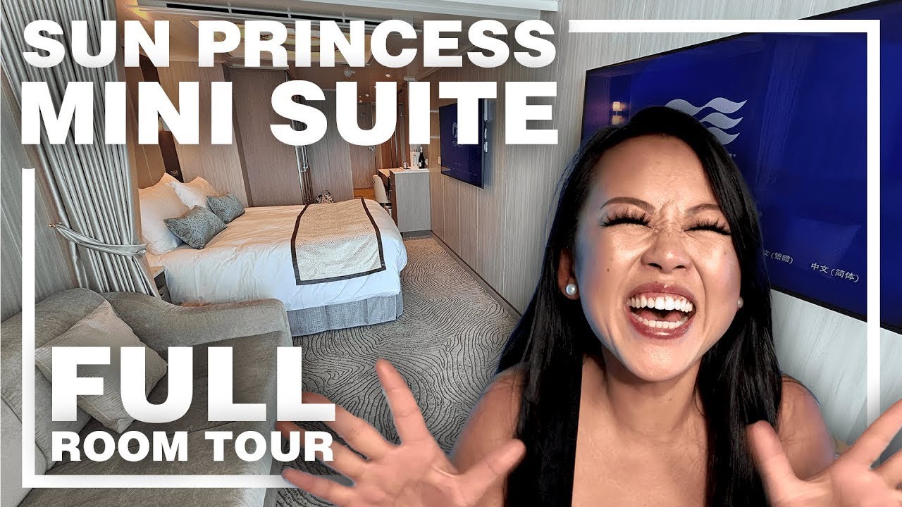 What's everything inside Sun Princess Mini Suite? - YouTube
