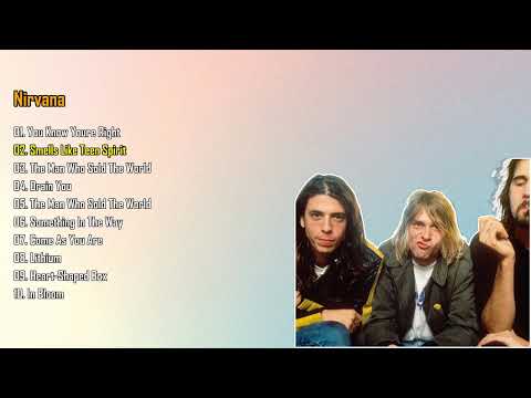 Nirvana - Top 10 Best Songs Playlist | Greatest Hits Compilation
