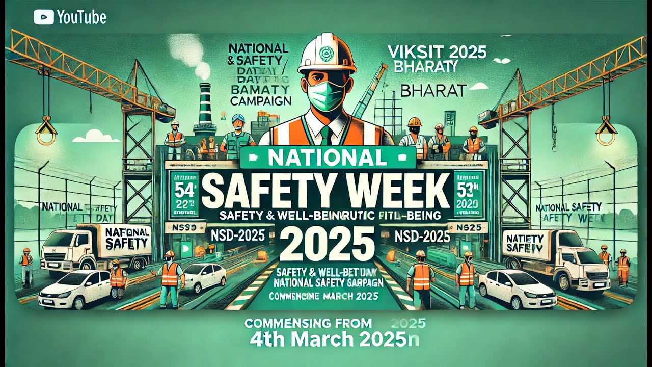 National Safety Week 2025 | Safety & Well-being Crucial for Viksit Bharat | NSD-2025 Campaign ...
