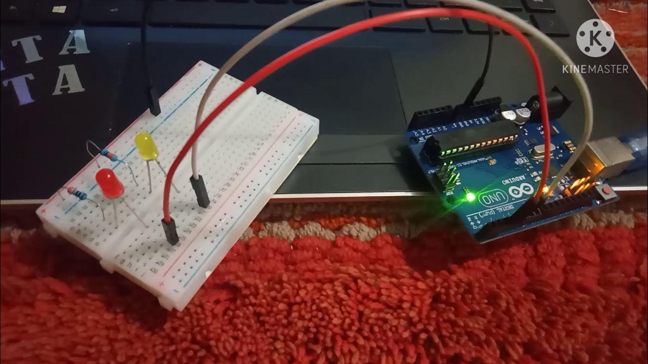 Project 3 : Membuat lampu flip flop 2 led pin 3 dan 4 Arduino Uno R3 - YouTube