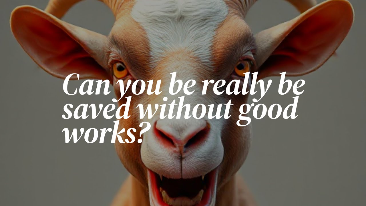 Can you really be saved without good works - YouTube