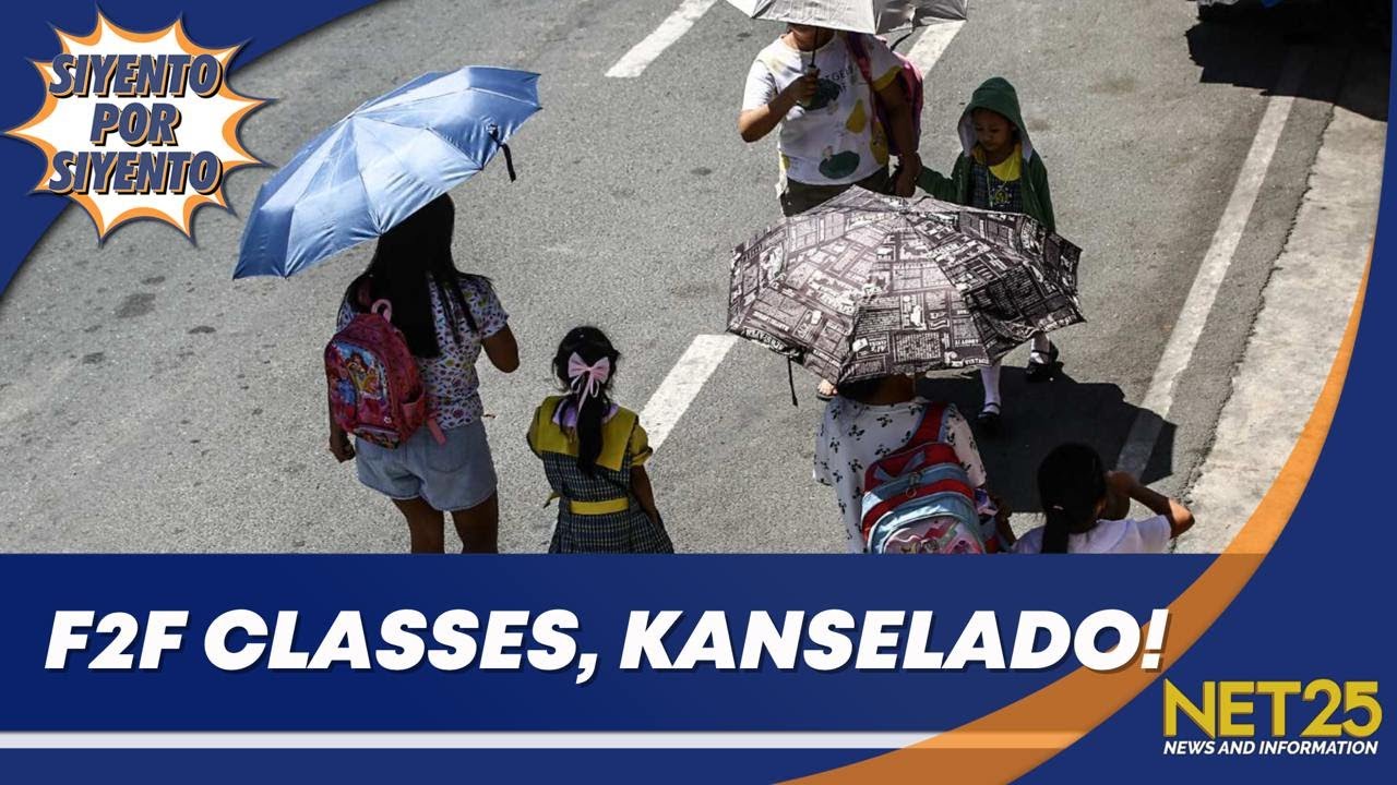 F2F KANSELADO PAG UMABOT NG 42 DEGREES ANG INIT - DEPED - YouTube