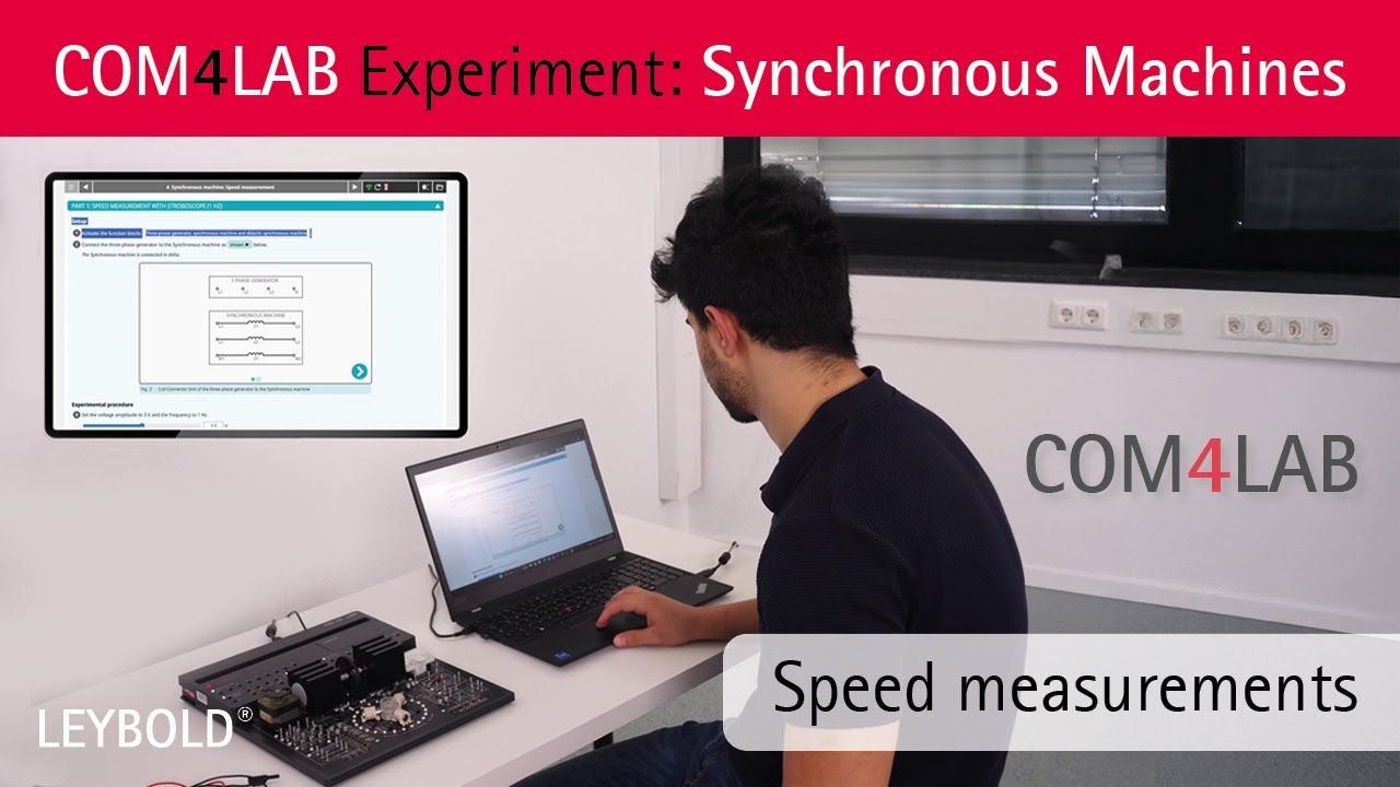 Speed Measurement of a Synchronous Machine with a Stroboscope | COM4LAB ...