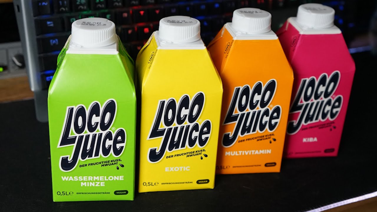 Recenzja napoi niemieckiego rapera: LUCIANO - LOCO JUICE | B0L33K - YouTube