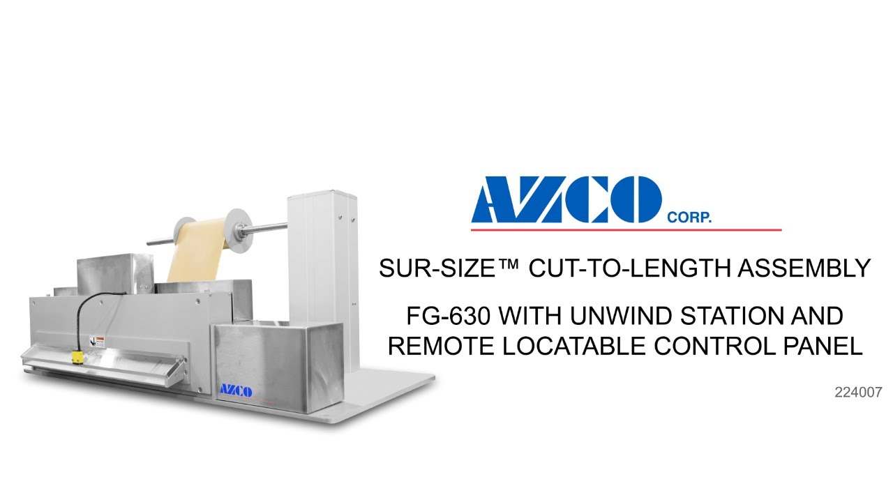 Cut-to-Length Assembly with Unwind Station Unwinds and Precisely Cuts ...