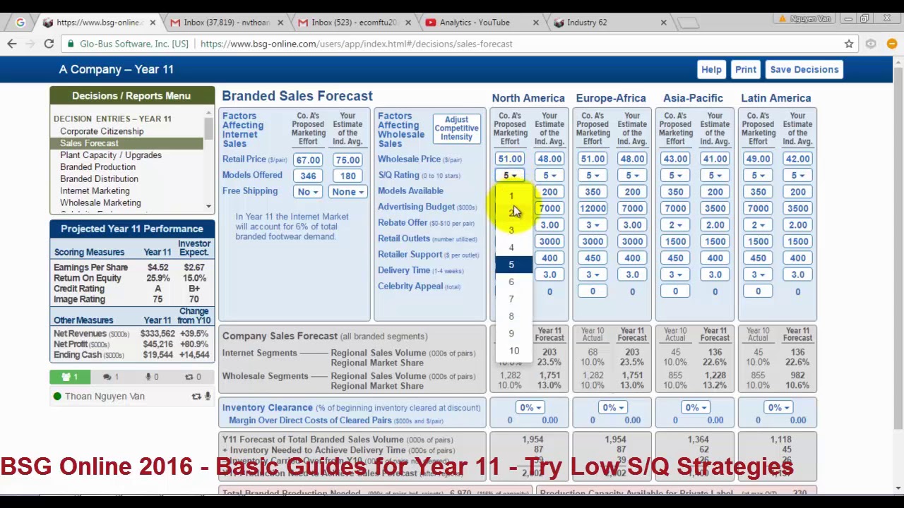 New BSG Online Guides Apply Low SQ Strategies an High number of models ...