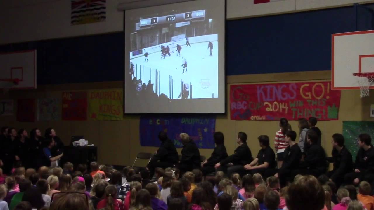 Dauphin Kings Visit Coldstream Elementary (May 12) - YouTube