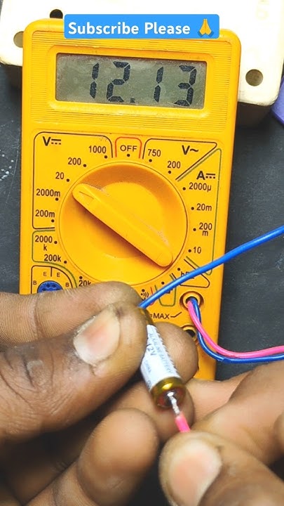 सबसे छोटा 12V बैटरी Maicro 12 v bettry #shorts #12v bettry #viralshort ...