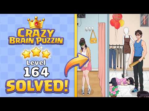 💨 Crazy Brain Puzzle: Mind Twist - Level 164 (Fart Crisis) Walkthrough | Gameplay & Solution! 🧠