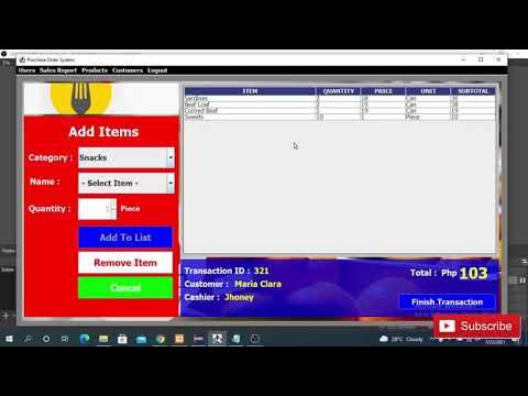 Simple POS System using Java(An overview) - Part 1 - YouTube