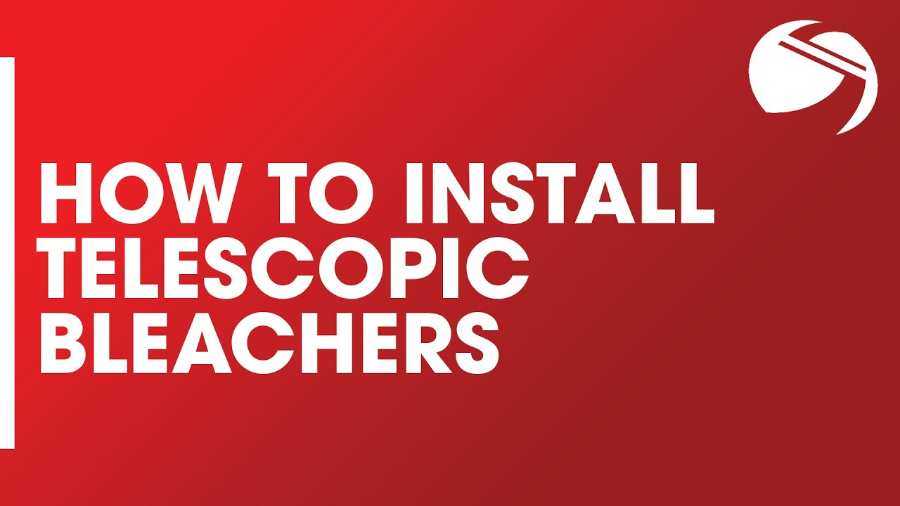 How to Install Telescopic Bleachers - YouTube