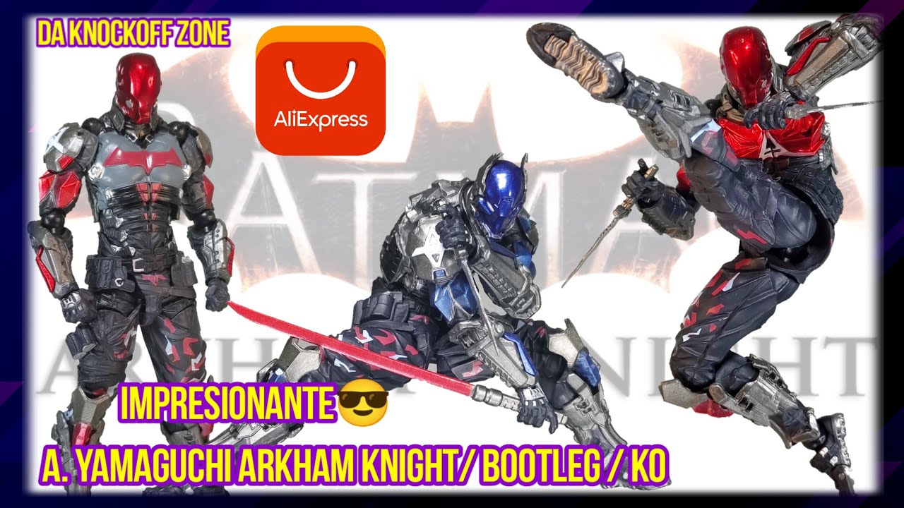 Revoltech Arkham Knight Bootleg KO de Aliexpress Reseña y Analisis # ...