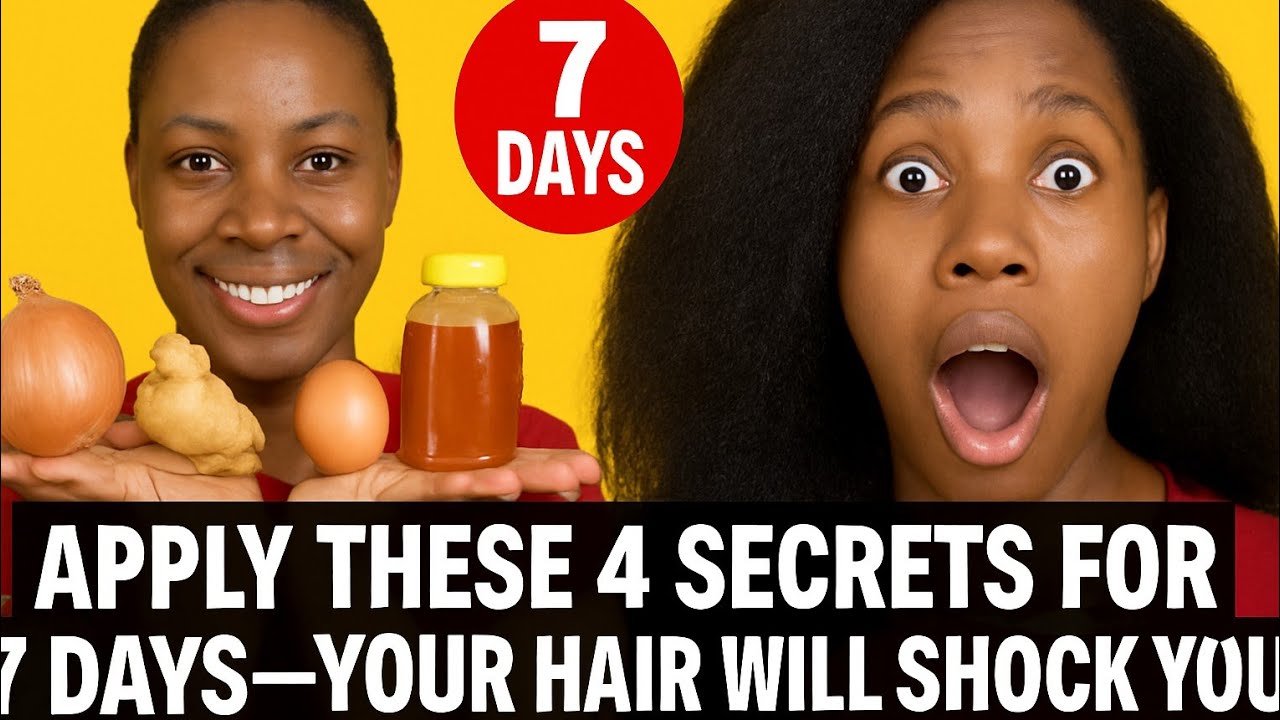 Apply These 4 Secrets for 7 Days—Your Hair Will Shock You!”( Onion ...