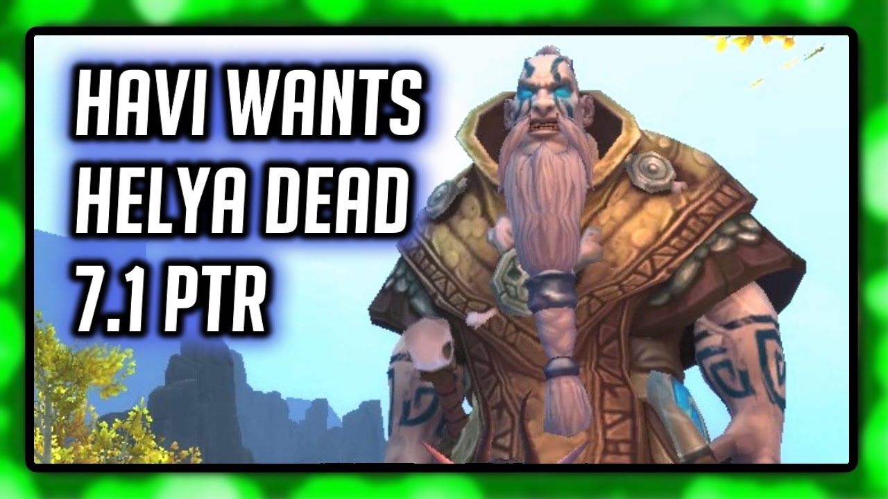 WOW Legion 🌟 Odyn Wants Helya Dead - Prelude to Trial of Valor Raid in ...