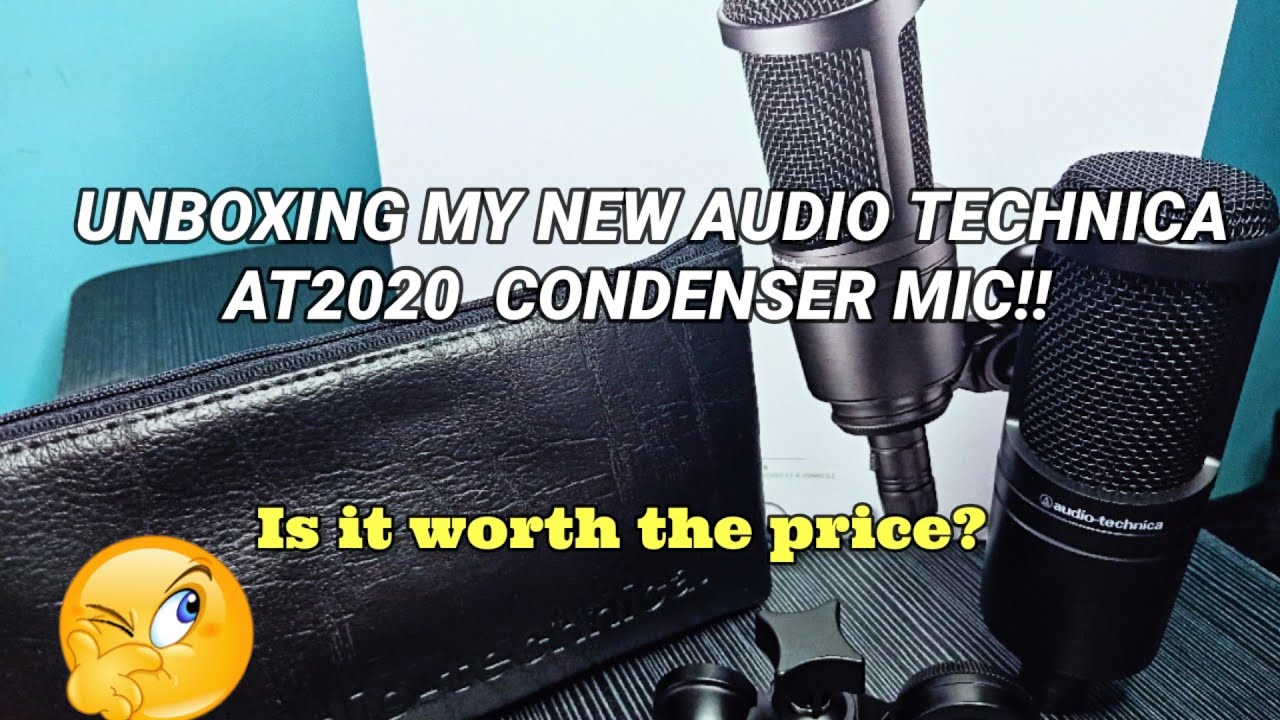 UNBOXING MY NEW AUDIO TECHNICA AT2020 XLR CONDENSER MIC !!FINALLY ...