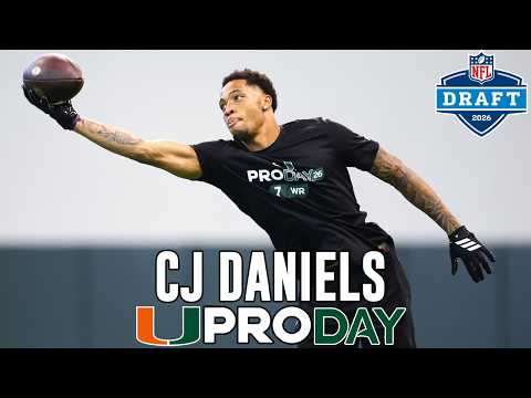 CJ Daniels Workout at Miami Pro Day | 2026 NFL Draft