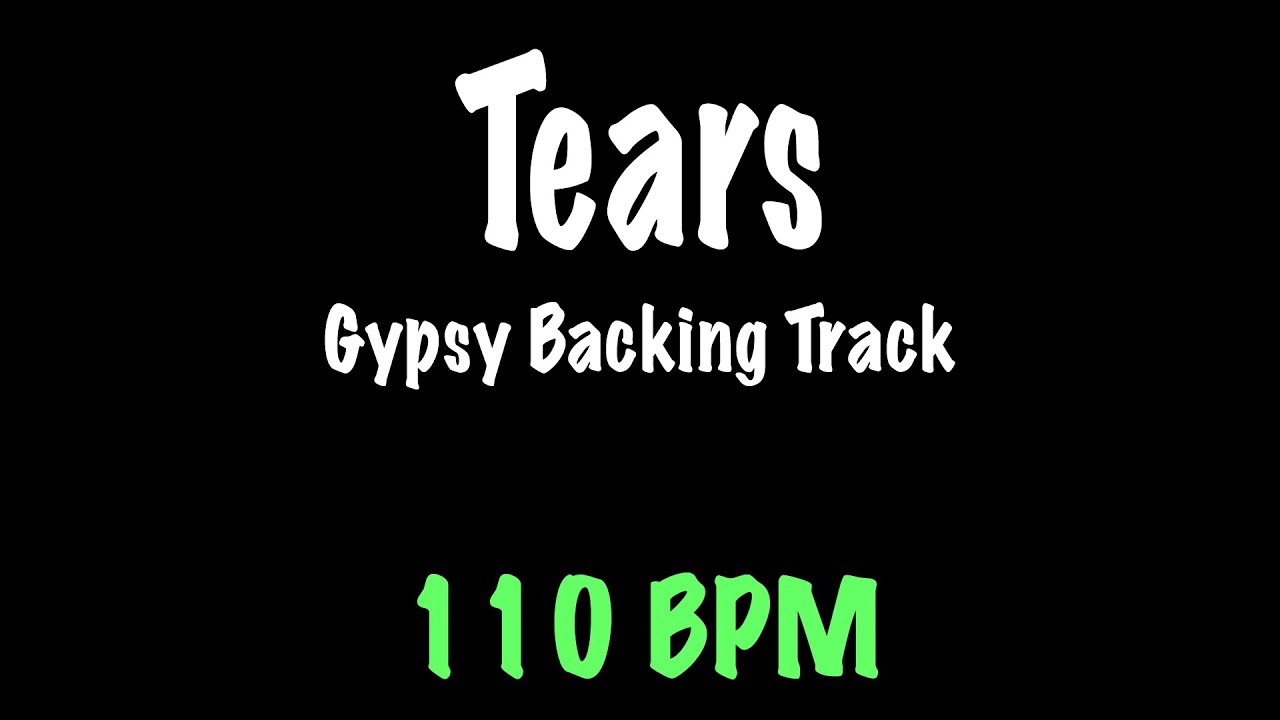 Tears - Gypsy Jazz Backing Track 110 BPM - Django Reinhardt - YouTube