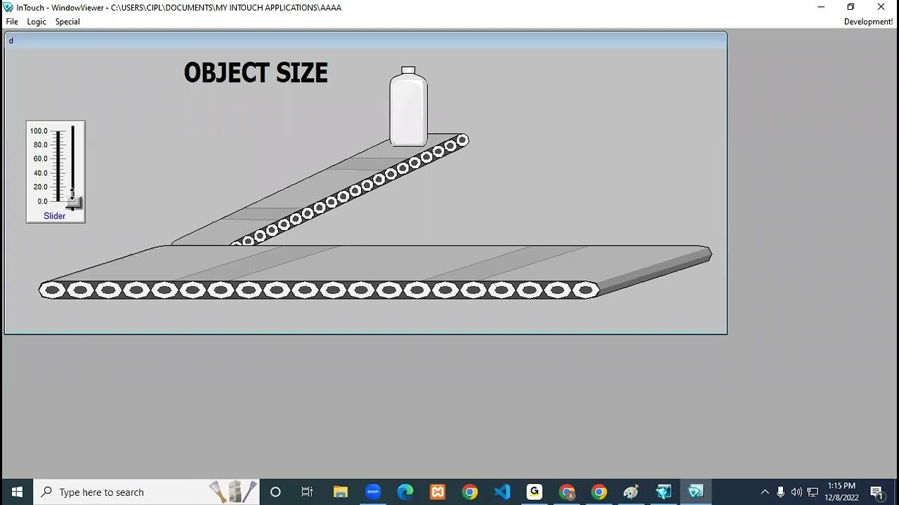 OBJECT SIZE COMMAND (INTOUCH WONDERWARE) in SCADA - YouTube