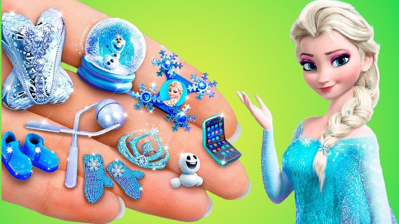 Berbagai Gadget Frozen Elsa / 30 Ide Untuk Boneka - YouTube